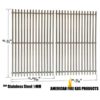 9MM HEAVY DUTY WEBER 7528 REPLACEMENT STAINLESS STEEL COOKING GRATES ...