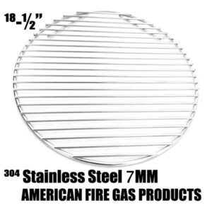 304 ROUND COOKING GRID FOR KAMADO JOE, LARGE BIG GREEN EGG, CHAR ...